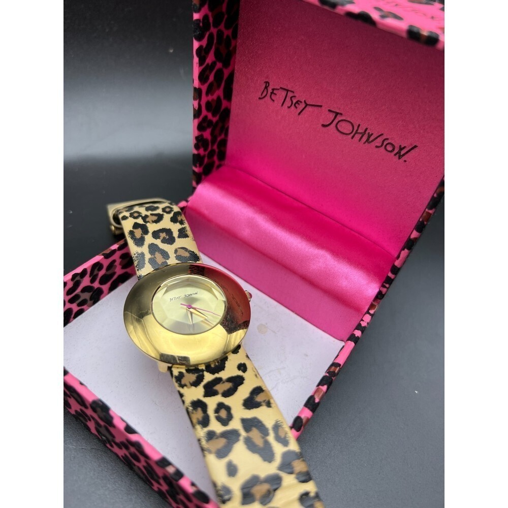 Betsey Johnson Animal Print Watch - Gem